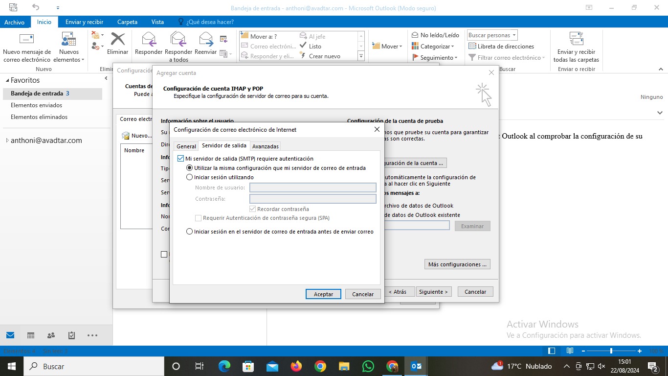 Cómo usar mi correo Webmail en Outlook – Avadtar
